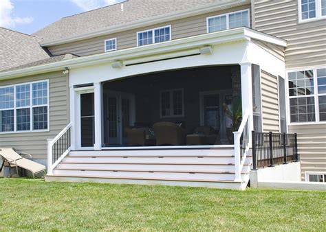 Custom Timbertech Deck Screened In Porch Landenberg Pa