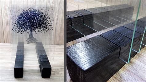 Layered Glass Art 3d Glass Painting 4 Steps Instructables