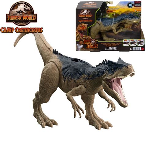 Мир Юрского Периода Ревущая Атака Фигурки Динозавров Аллозавр/Mattel ...