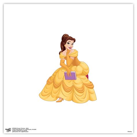Gallery Pops Disney Princess Belle Wall Art Unframed Version 12 X