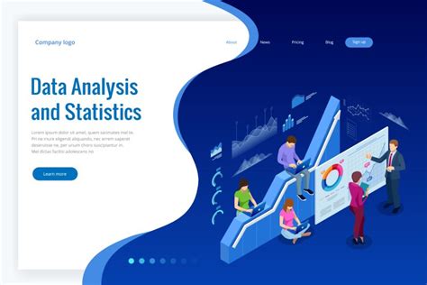 Digital Data Analysis Dashboard Server Room Vector Image