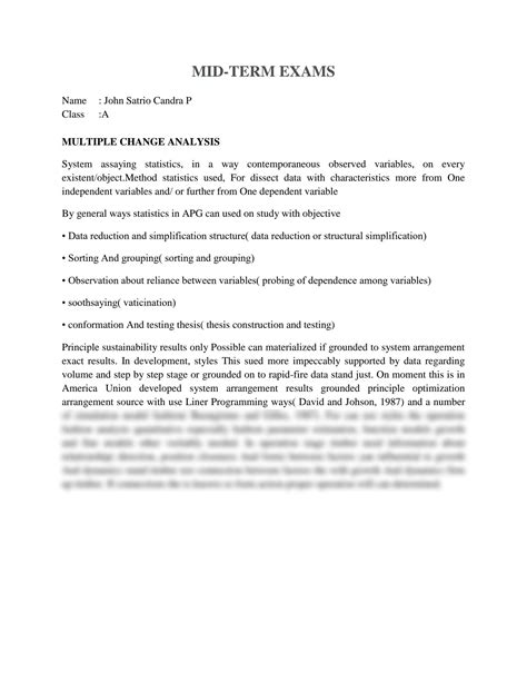 Solution Optimizing Statistical Analysis For Effective Decision Making