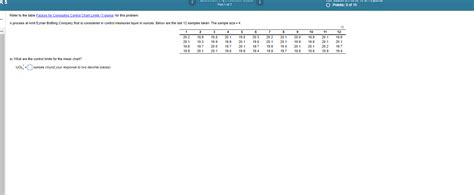 Solved Refer To The Table Factors For Computing Control