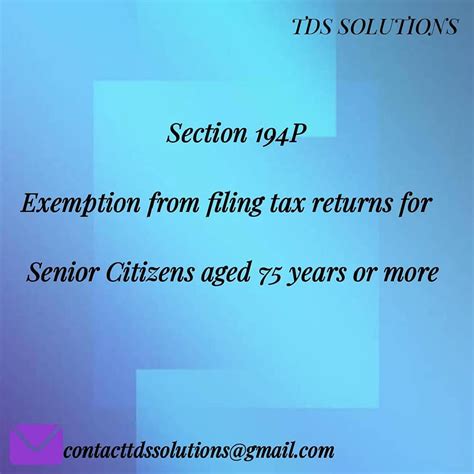 Tds Solutions New Section 194p Tdssolutions Tds