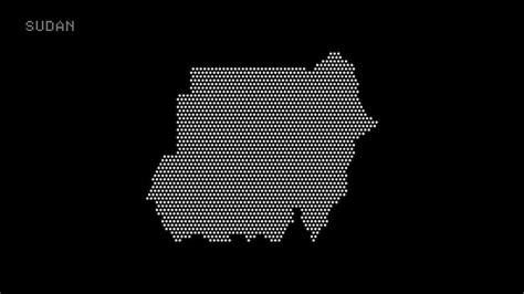 Premium Vector Sudan Dot Map