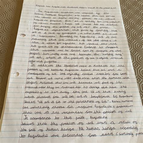 Augustinian Theodicies Teaching Resources