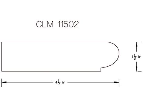 Clm 11502 Classic Mouldings Inc