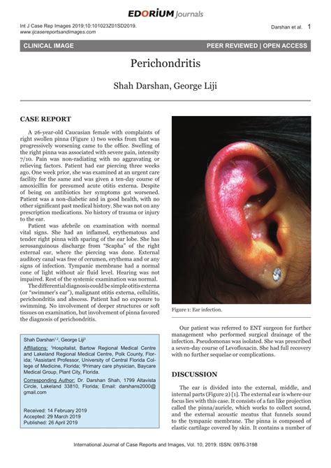 Ear Pinna Perichondritis At Erin Wright Blog