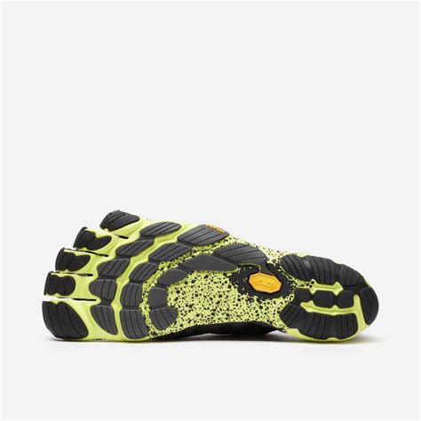 V Run Mens Black Yellow Man Vibram