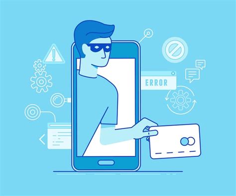 Premium Vector Hacker Stealing Credit Card Data