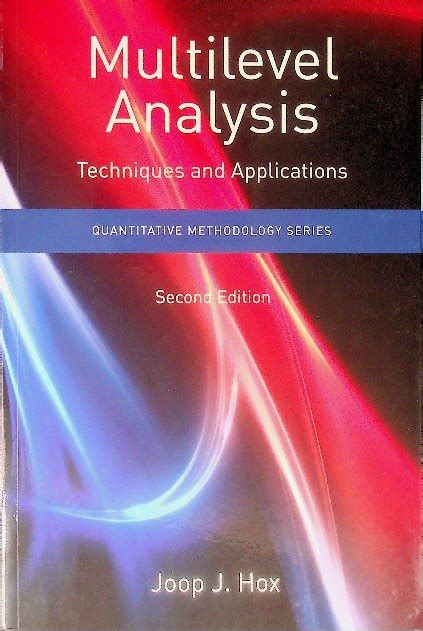 Multilevel Analysis Techniques and Applications Opracowanie zbiorowe Książka w Empik