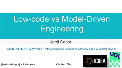 Low Code Vs Model Driven Engineering Ppt