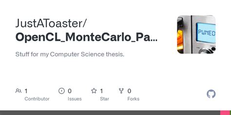 GitHub JustAToaster OpenCL MonteCarlo Path Tracing Stuff For My Computer Science Thesis