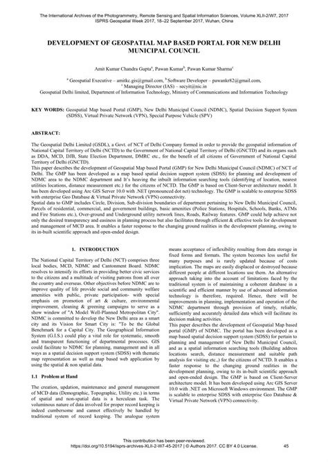 PDF DEVELOPMENT OF GEOSPATIAL MAP BASED PORTAL FOR NEW DEVELOPMENT OF GEOSPATIAL MAP BASED