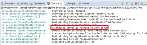Spring Boot Auto Reload Changes Using LiveReload And DevTools
