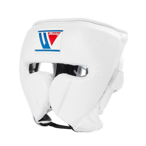 Winning Cheek Protector Headgear White Fight Shop