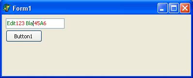 Delphi How Do I Custom Draw Of TEdit Control Text Stack Overflow