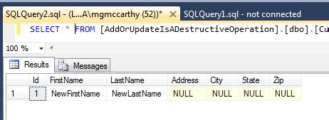 Entity Framework AddOrUpdate Can Be A Destructive Operation