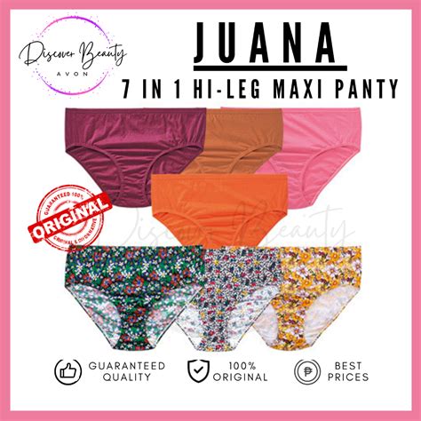 Avon Juana 7 In 1 Hi Leg Maxi Panty Pack Med To Xxl Shopee Philippines