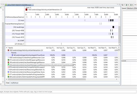 How Can I Search For A Certain Method In Android Profiler Stack Overflow
