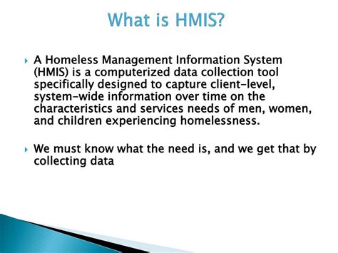 PPT HMIS 101 PowerPoint Presentation Free Download ID 6861863