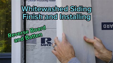 How To Install Reverse Board And Batten Siding Youtube