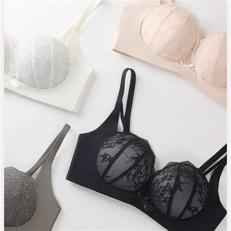 Small Chest Youth Girl Push Up Bra Fashion Lace Lingerie Soft Thick