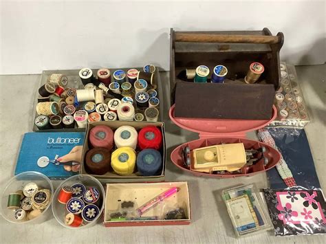 Vintage Sowing Kit And Supplies Auction