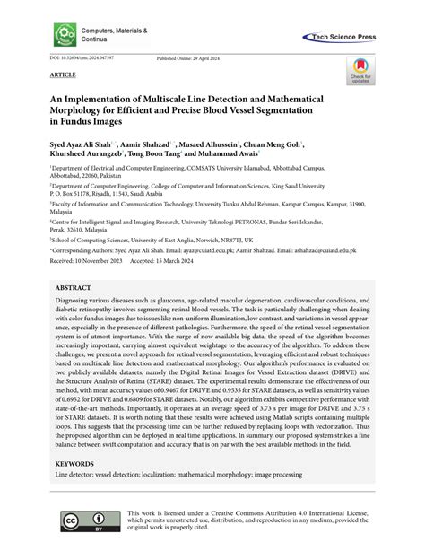 pdf an implementation of multiscale line detection and mathematical