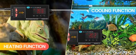 Bonlux Digital Reptile Thermostat Led Heating And Cooling Temperature