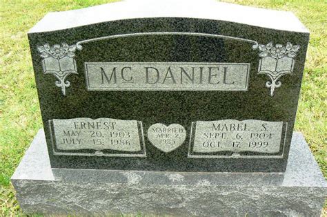 Mabel Susan Stephens Mcdaniel 1904 1999 Mémorial Find A Grave
