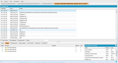 Data Displaying In Overall Code Coverage Section In Developer Console