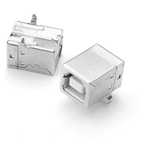 Female Usb Connector Type B Dip Flux Electronix