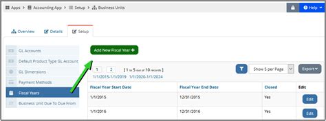 Managing The Fiscal Years And Periods