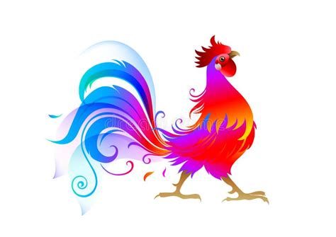 Rooster Stock Vector Illustration Of Vector Stylized 46766372