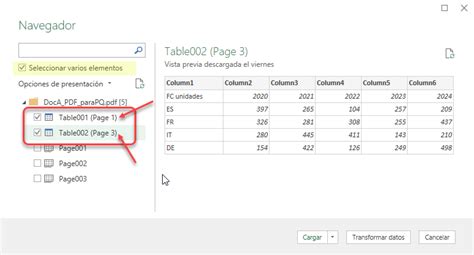 power query importar datos desde un pdf excel foro un blog de excel
