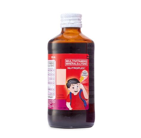Nutroplex Syrup With Ironvit Ab Complexlysine For Ages 1 Year Old