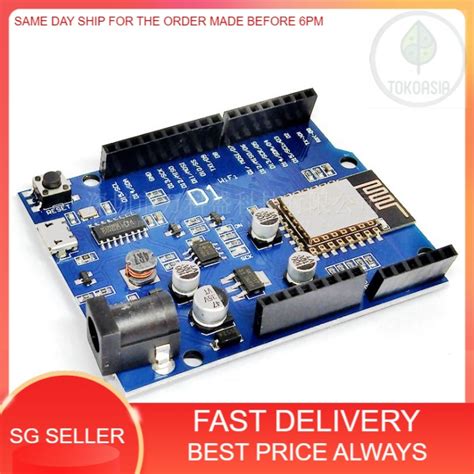 Wemos D1 Wifi Uno Development Board Esp8266 Direct Ide Development
