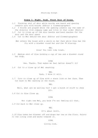 Shooting Script Emmanuel Docx