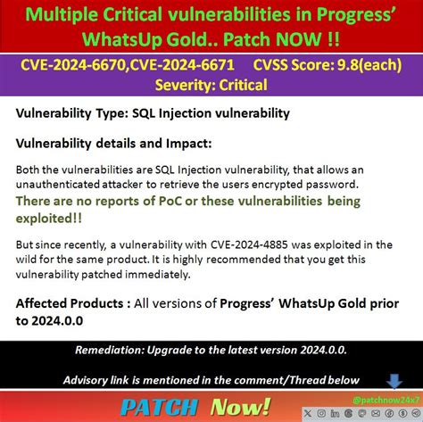Patchnow Progress Whatsup Vulnerability Cybersecurity