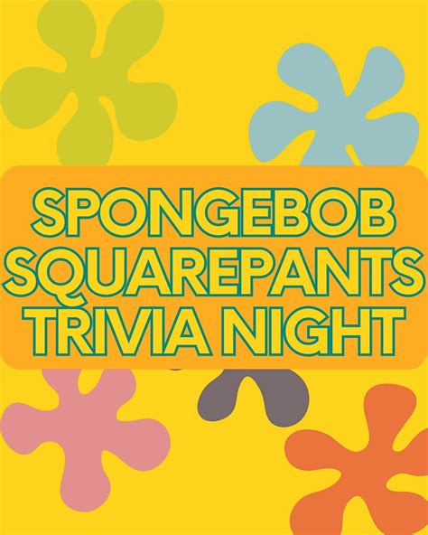 Spongebob Trivia And Karaoke And Tacos Round Two Dallas 25 April To 26 April Allevents