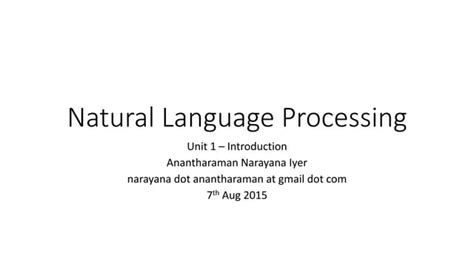 Natural Language Processing Pptx