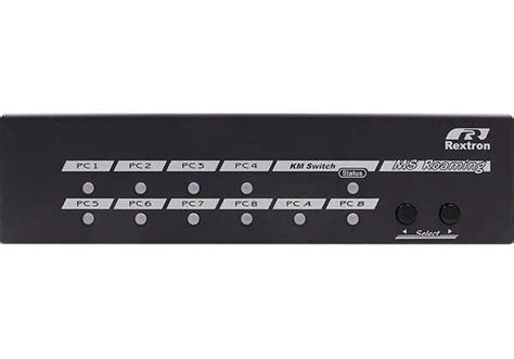 Usw Km2000 10 Port Usb Km Switch With Mouse Roaming And Synchronization Function Rextron Usb