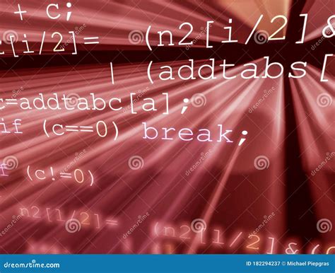 Programmers Code Abstract Screen Of A Software Developer Source Code