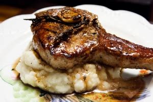 Roasted Pork Chop Au Jus Cooked By An Angel