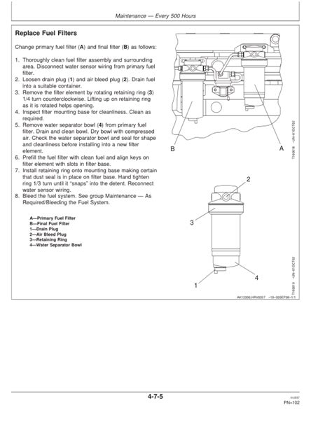 John Deere 970d 1070d Wheeled Harvesters Operators Manuals F071370