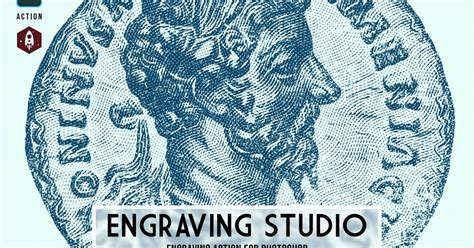 Engraving Studio Hatching Effect Action Actions And Presets Patterns