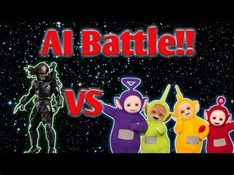 Ai Battle Teletubbies Vs Predators Planet War Total War Youtube