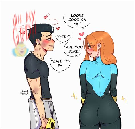 Mark Grayson And Atom Eve Invincible Drawn By Asunyanjpg Danbooru