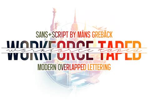 Workforce Taped Font